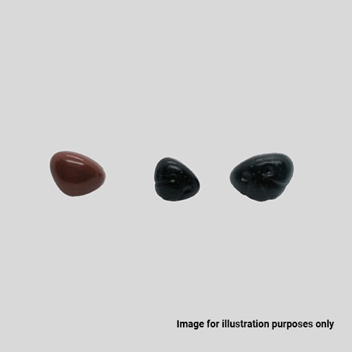 Safety Noses – 20mm – Brown (10 pieces per pack) - The Wool Shoppe