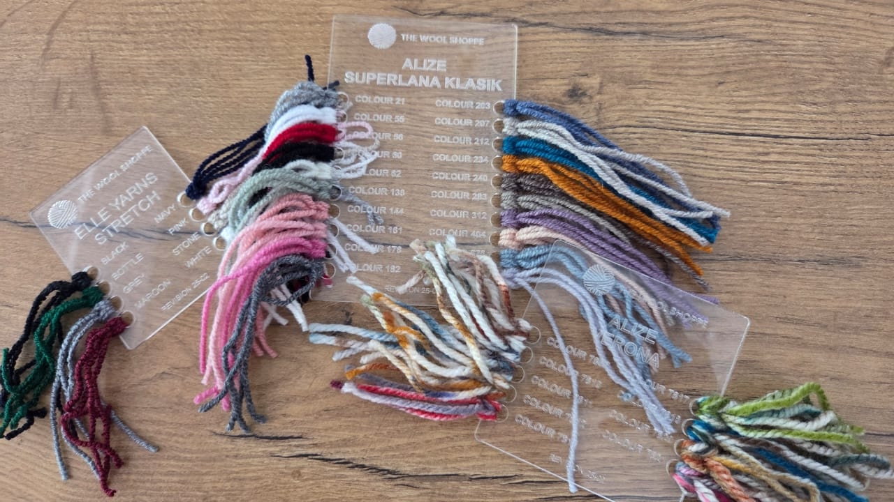 Shade Cards - The Wool Shoppe